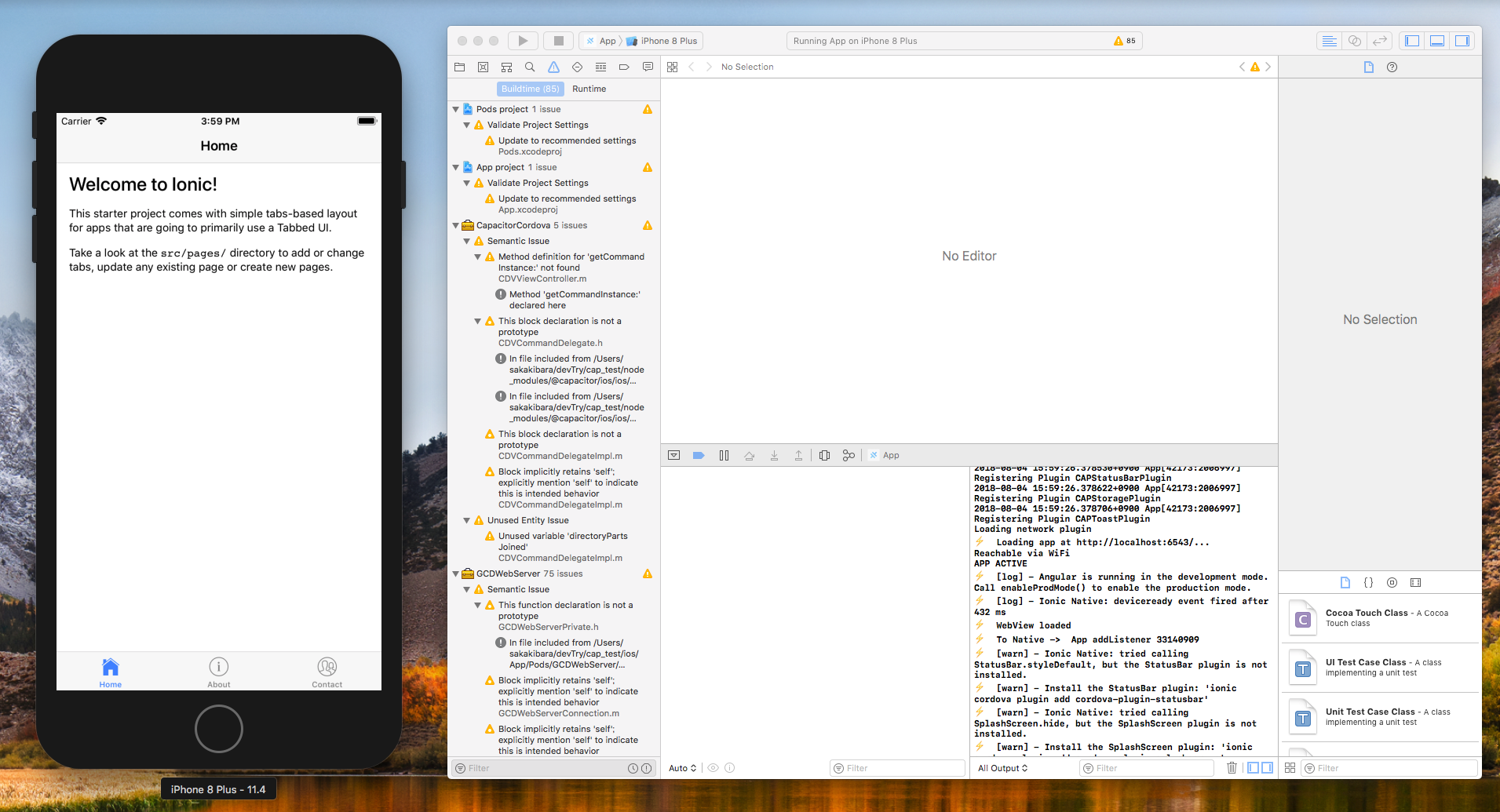 新しいHTML5 APPプラットフォーム「Capacitor」を試してみた #ionic - Qiita