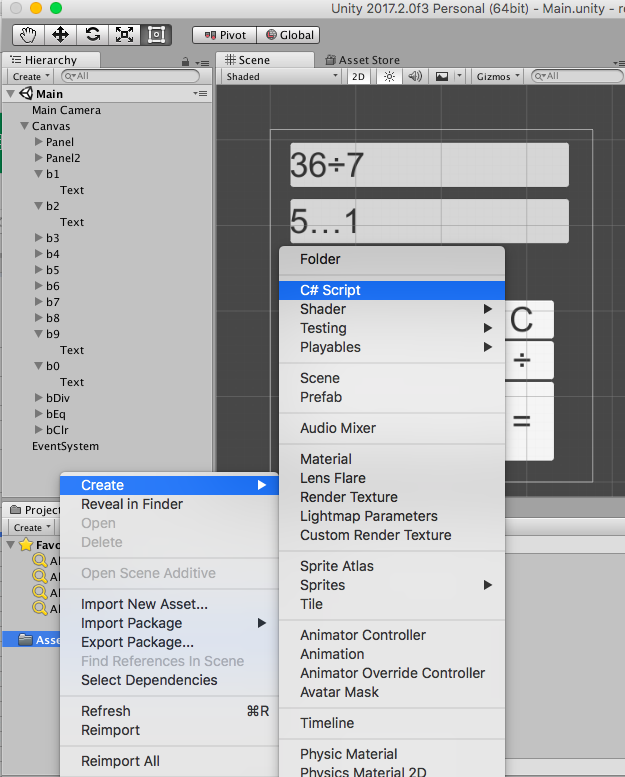 3時間で作れる割り算電卓アプリ By Unity Ios Qiita