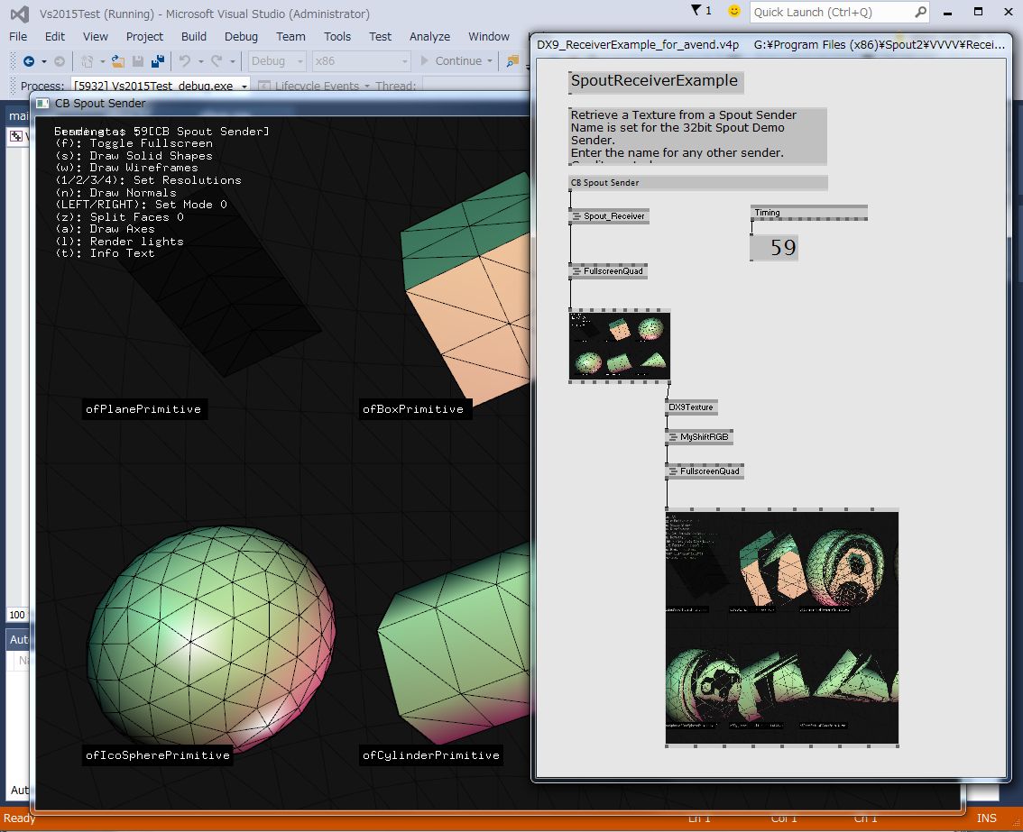 SPOUTでopenFramewoksの映像をvvvvに送信 #openFrameworks - Qiita