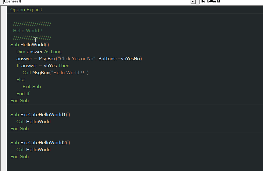 VBA開発環境をモダンにする - RubberduckとVBEThemeColorEditorの紹介 #ExcelVBA - Qiita
