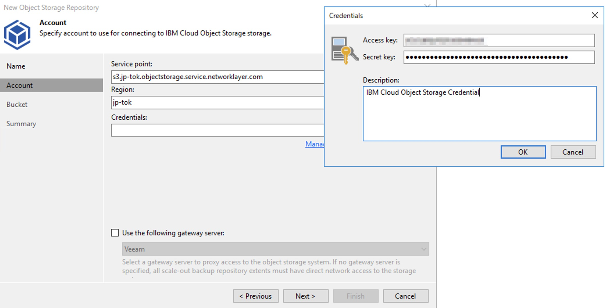 Veeam Backup & Replication を IBM Cloud Object Storage と連携する #ibmcloud - Qiita