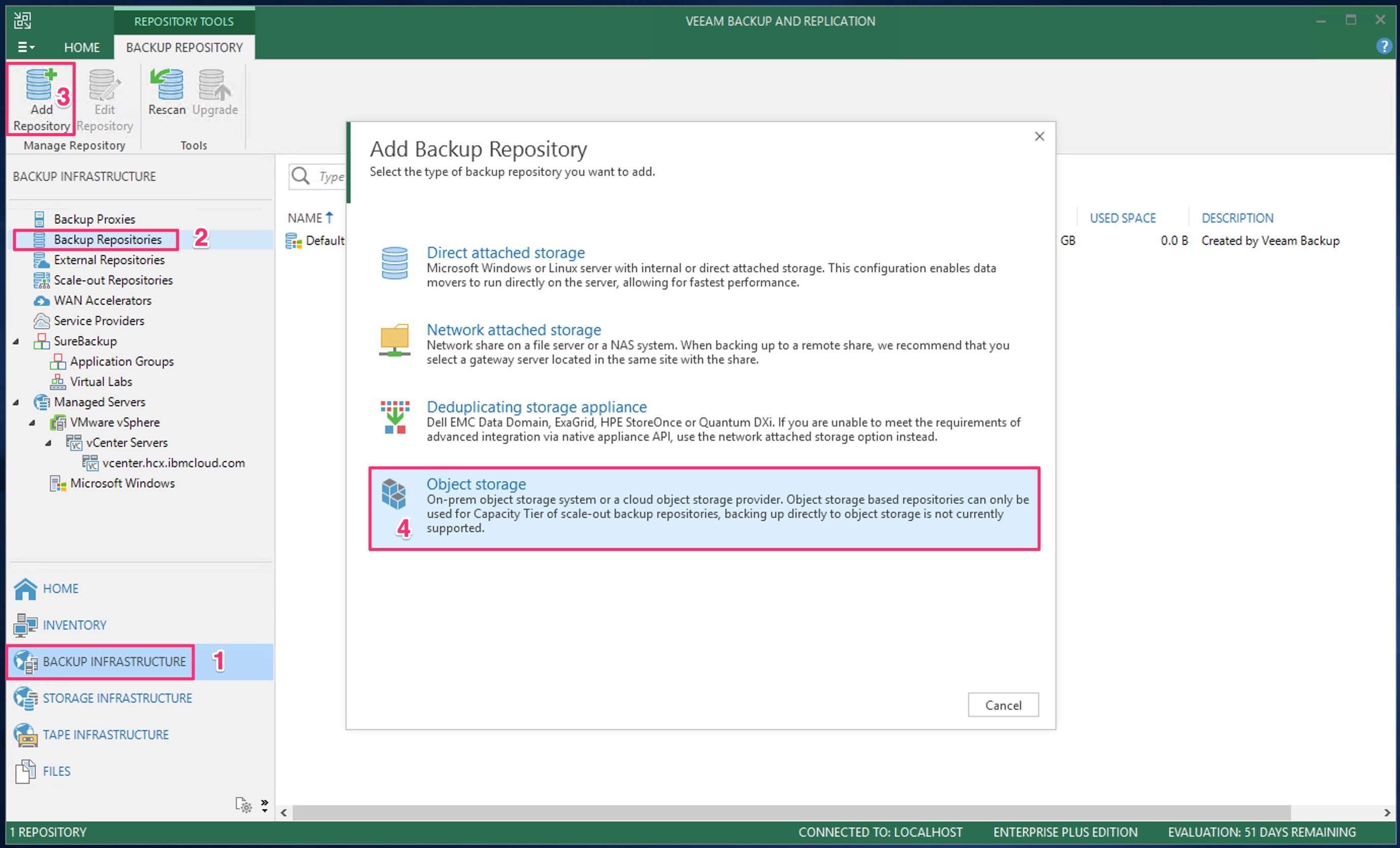 Veeam Backup & Replication を IBM Cloud Object Storage と連携する #ibmcloud - Qiita