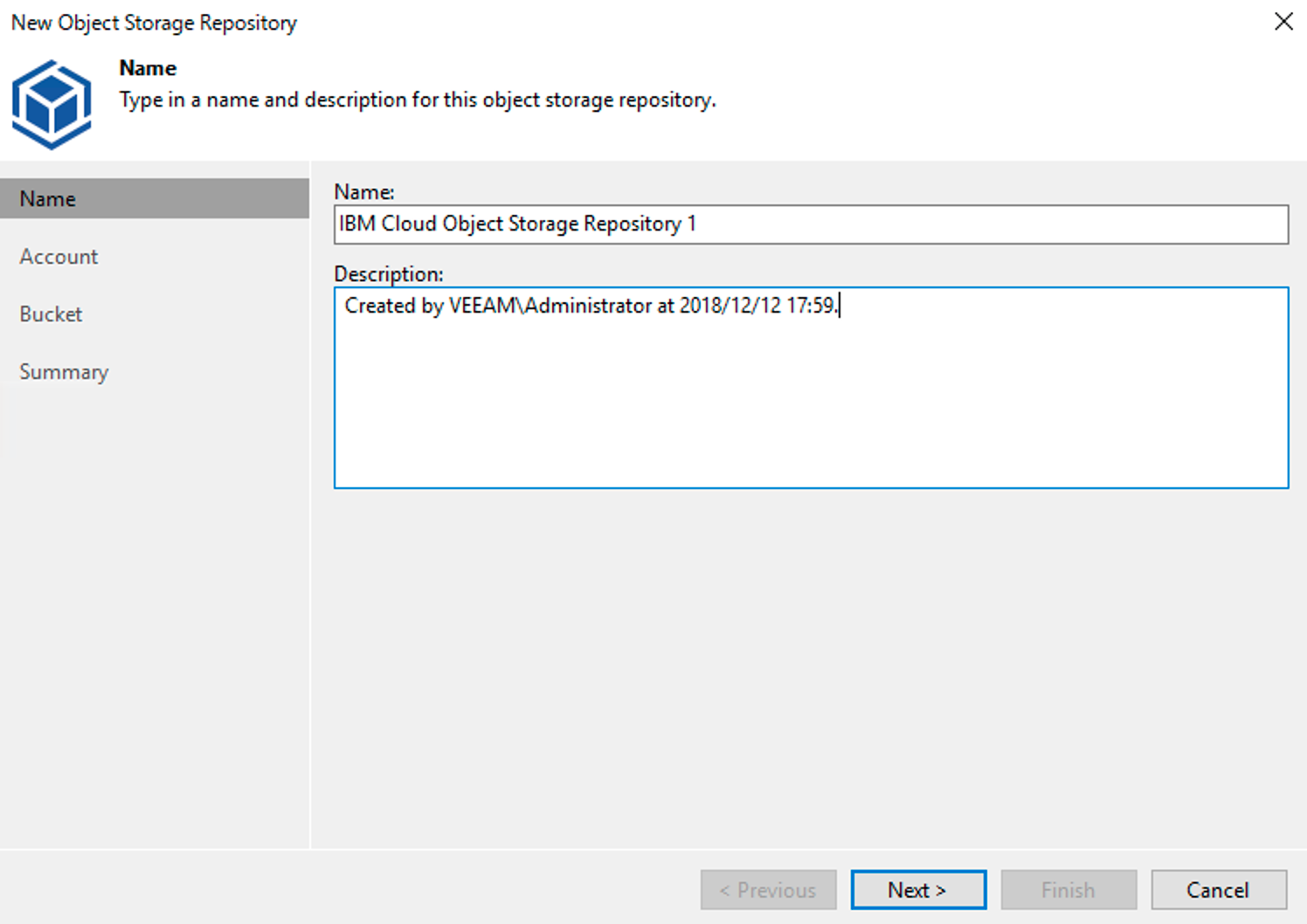 Veeam Backup & Replication を IBM Cloud Object Storage と連携する #ibmcloud - Qiita