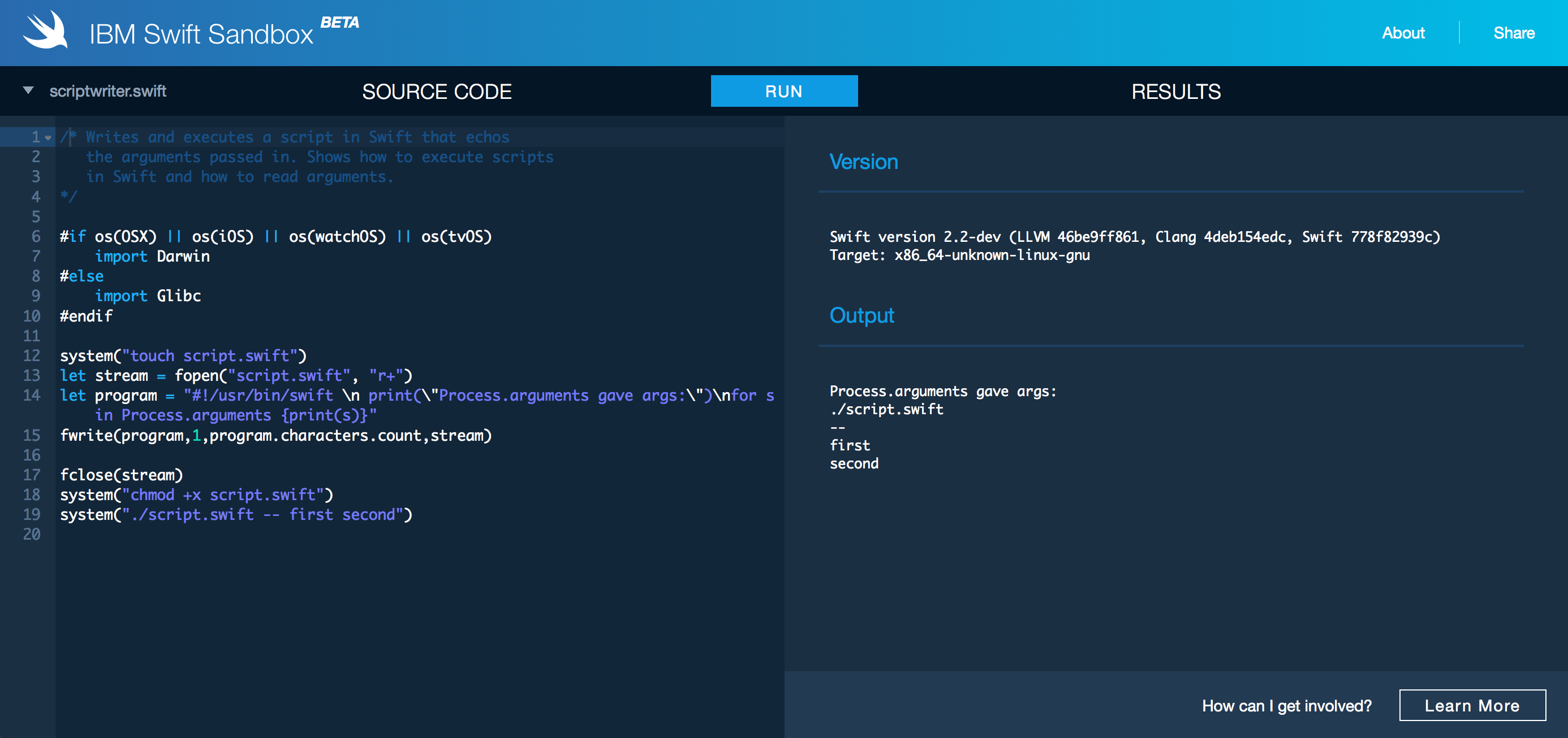 IBM Swift Sandboxを触ってみた #Swift - Qiita