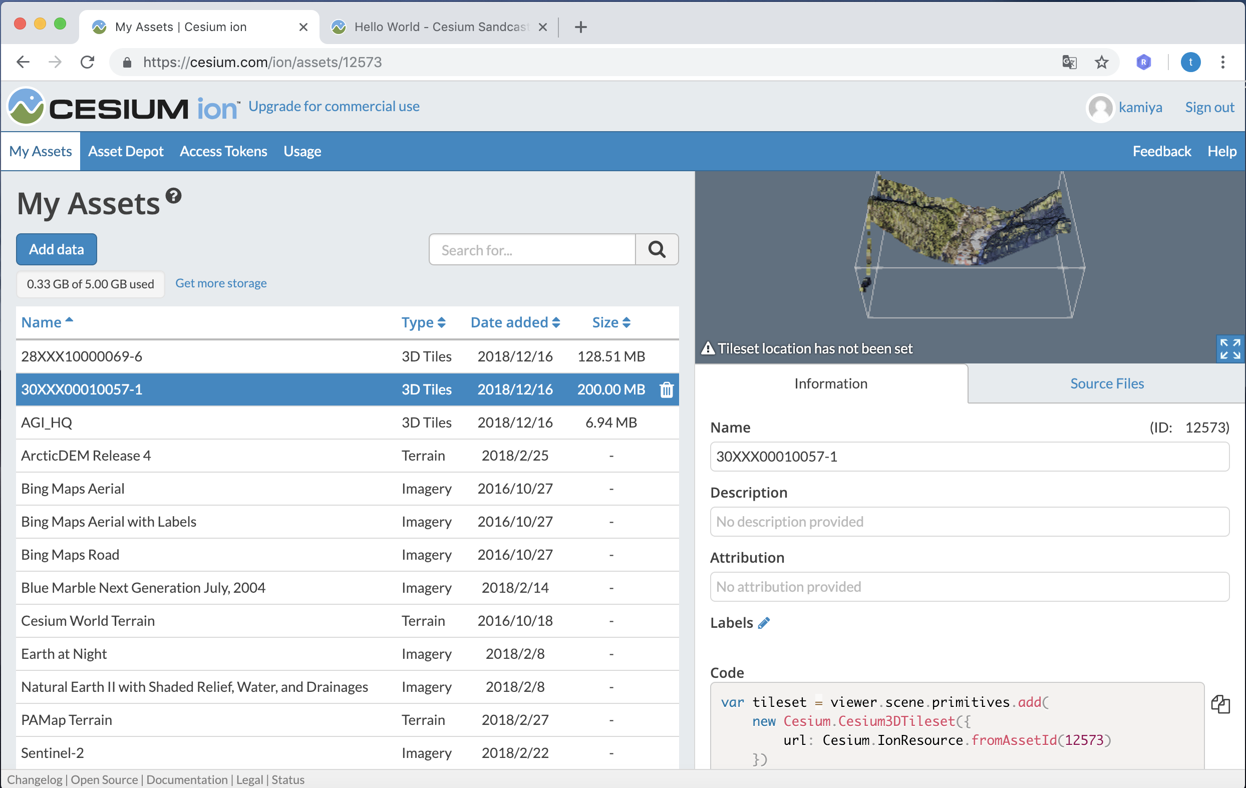 Cesium と 3D Tiles について（1） #JavaScript - Qiita
