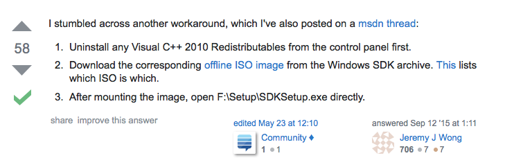 Windows 10にWindows SDK 7.1をインストールする方法 #Windows10 - Qiita