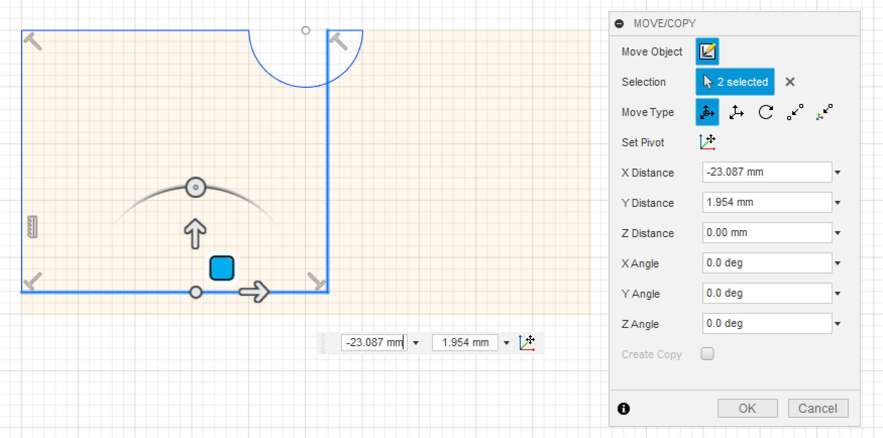 Fusion 360 をコツコツとマスターする（7）スケッチの移動 #3D - Qiita
