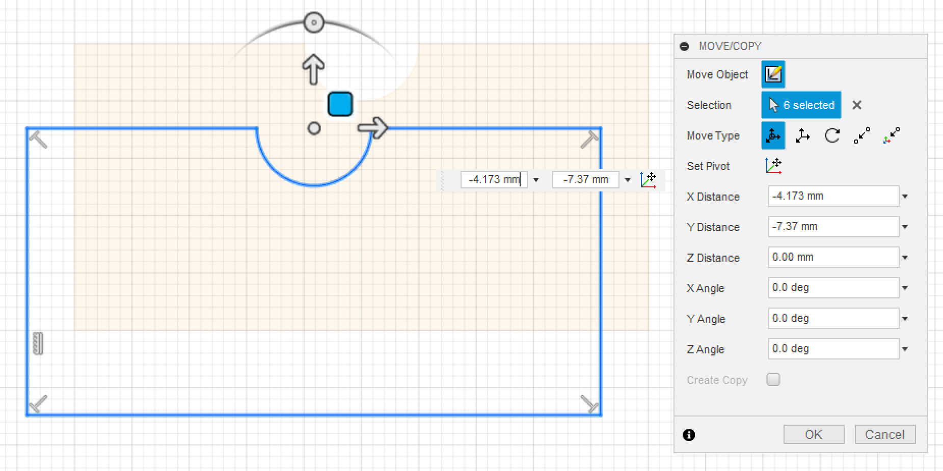 Fusion 360 をコツコツとマスターする（7）スケッチの移動 #3D - Qiita