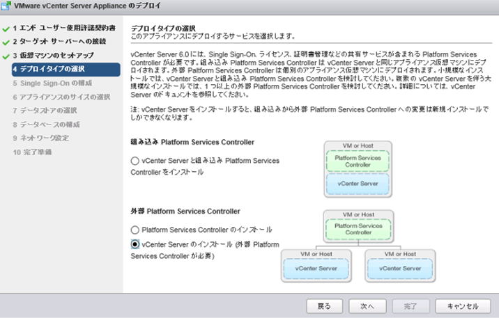 【VMware@SoftLayer】Platform Services Controller、vCenter Server導入編 #vmware - Qiita