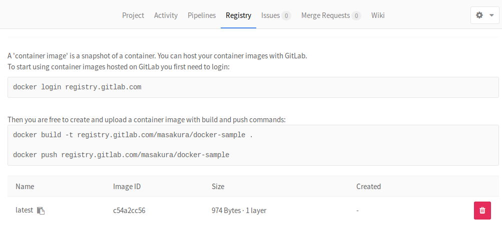 GitLab Container Registry #Docker - Qiita