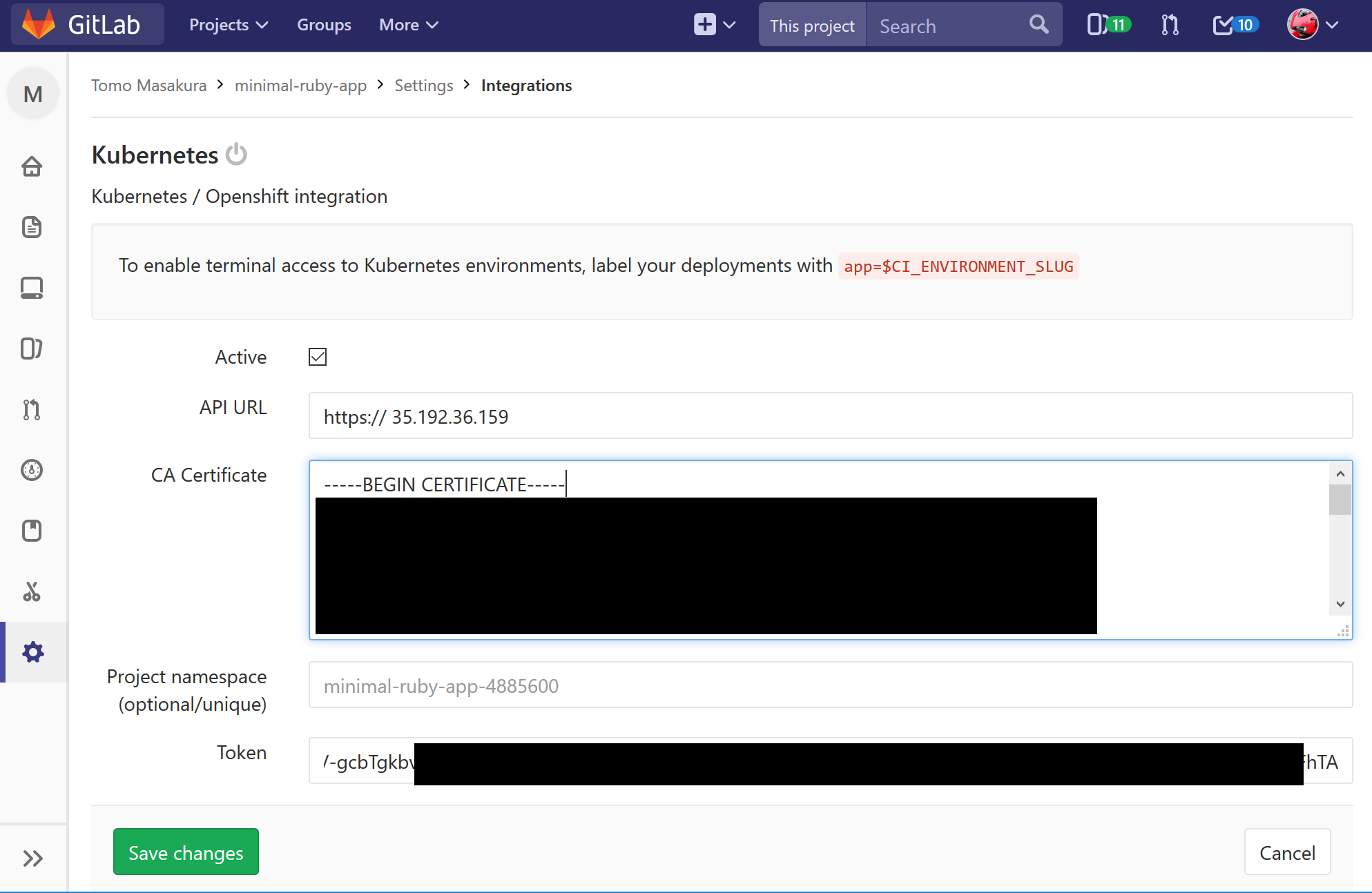 GitLab Auto DevOps を試してみた (その一) #GitLab-CI - Qiita