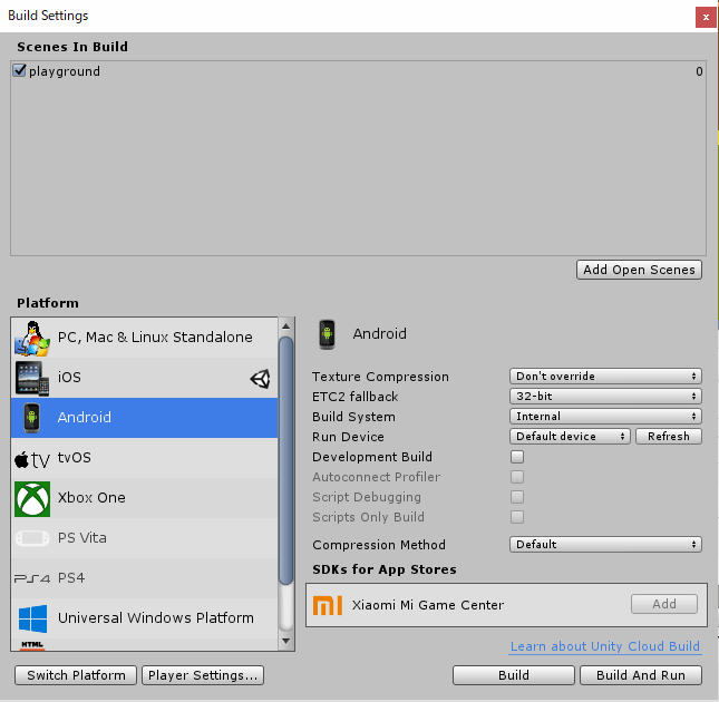 Unity2018インストールからAndroidビルドするまでの手順 #Android - Qiita
