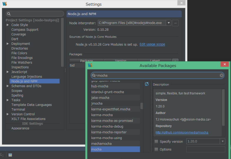 Webstormでnodejsアプリをデバッグするmocha Typescript版もあり Typescript Qiita 