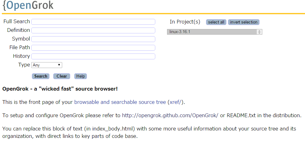OpenGrokによるソースコード検索環境の構築 #Docker - Qiita