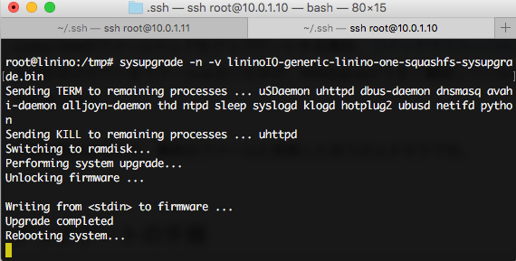Linino Oneのファームアップデート #Arduino - Qiita