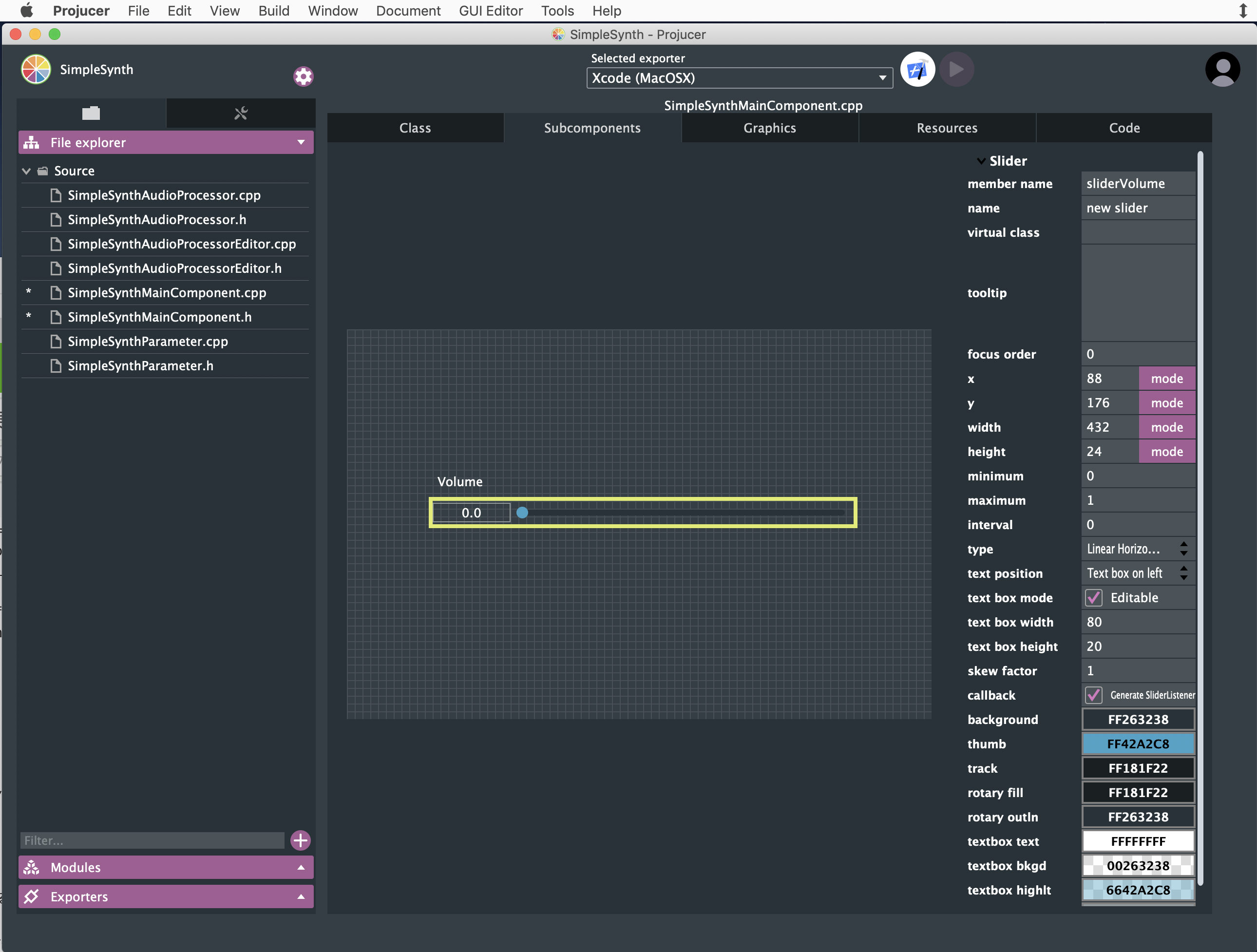 JUCEで簡単なソフトシンセを作る（UI実装編） #VST - Qiita