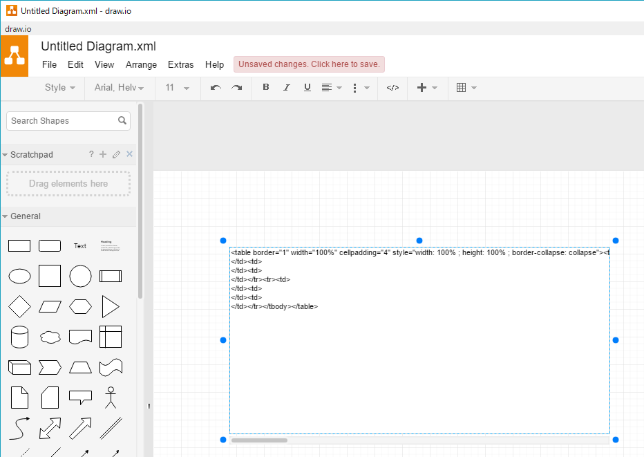 draw.ioのテーブルを直接修正する #Draw.io - Qiita