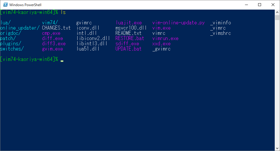 Windows PowerShellでCoreutilsライクなls #Windows - Qiita