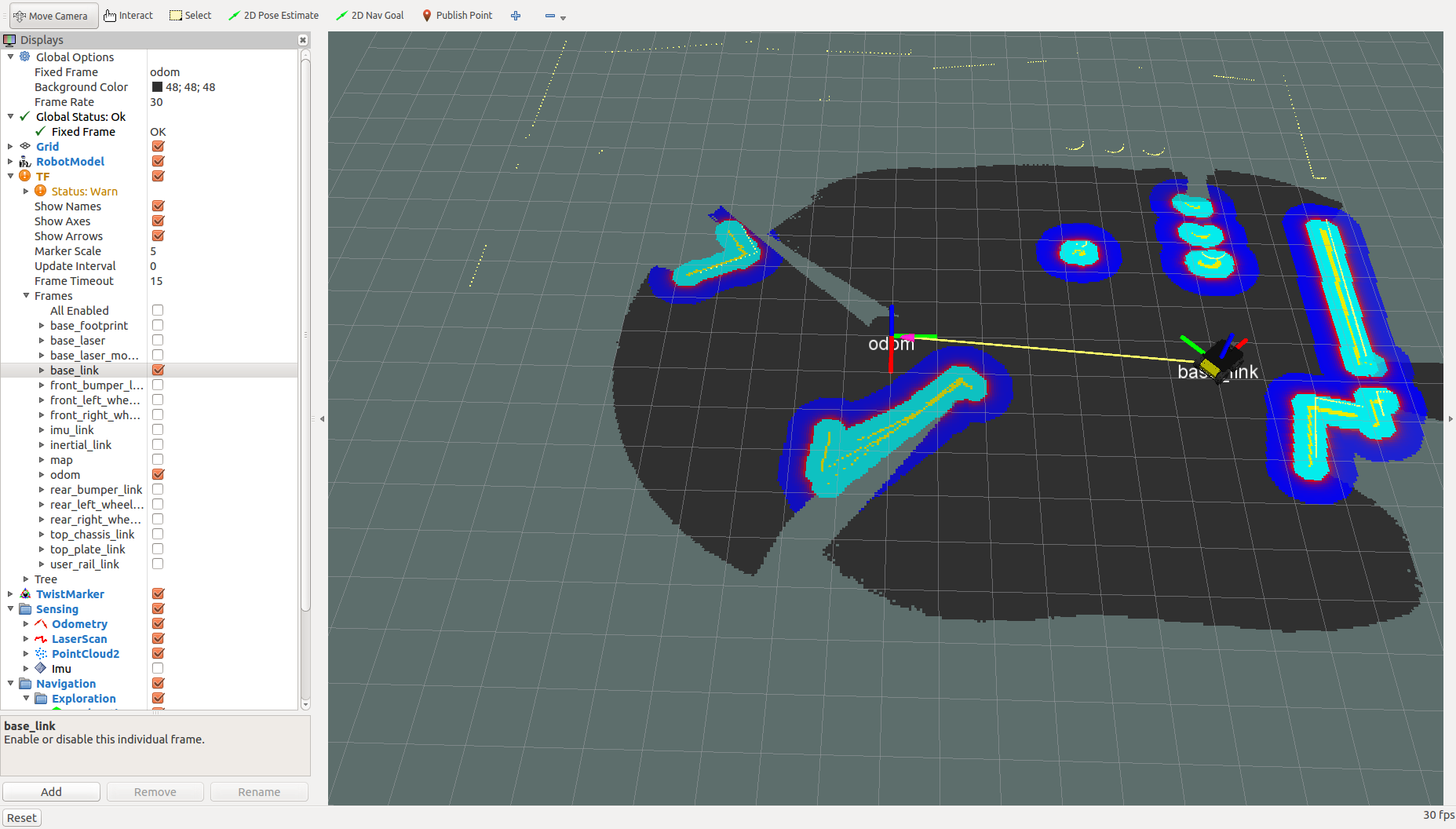Navigation Stack を理解する - 2.1 move_base: ROSで遊んでみる #SLAM - Qiita