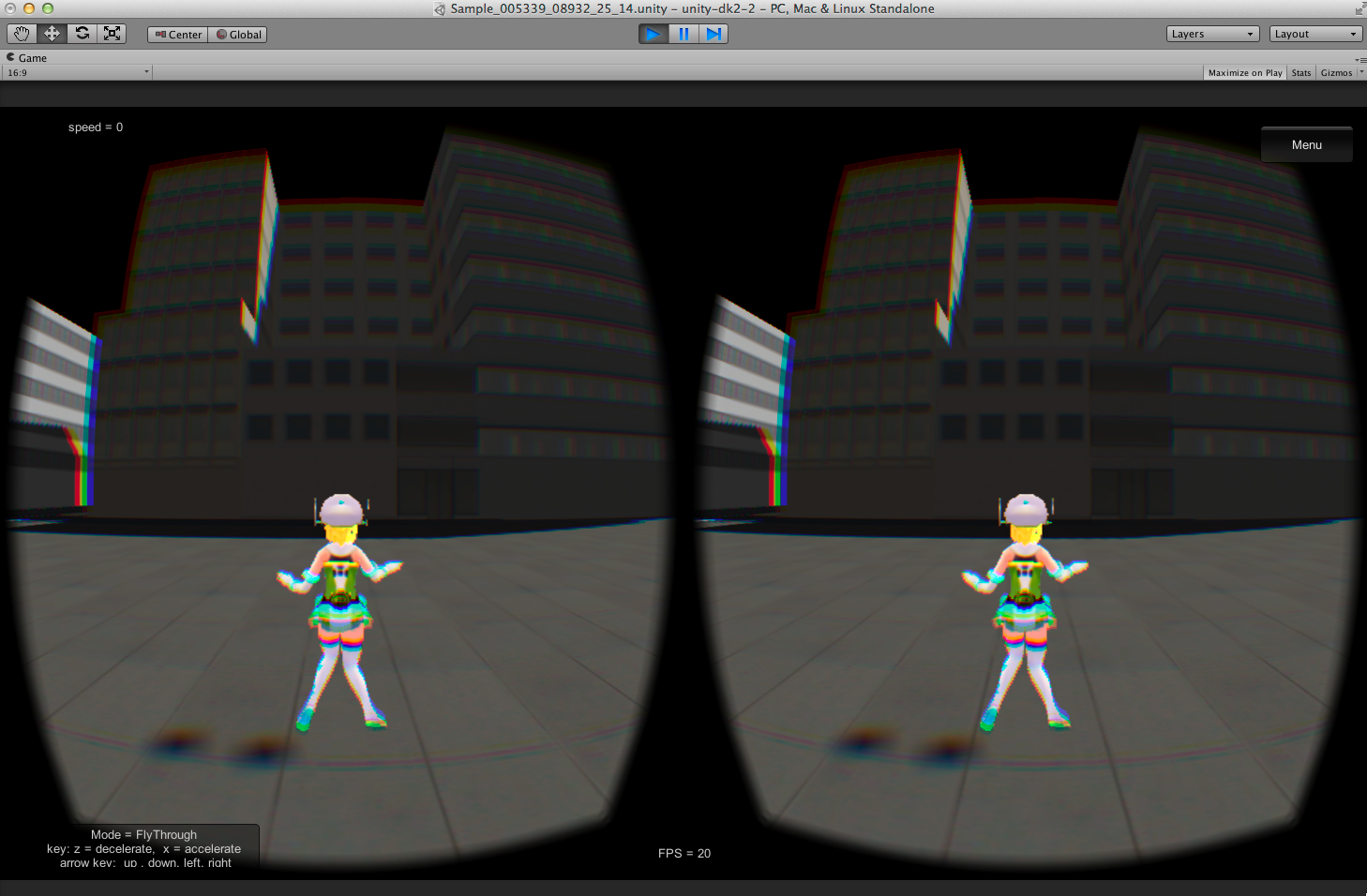 MacとUnity Free版を使ってZenrinさんの秋葉原上空をQueryちゃんがOculus DK2で飛ぶ、方法 #JapanOtakuCity - Qiita