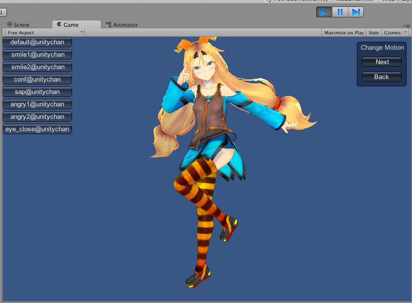 Unityちゃんをunityで描画して、webplayerでpublishする Unity Qiita