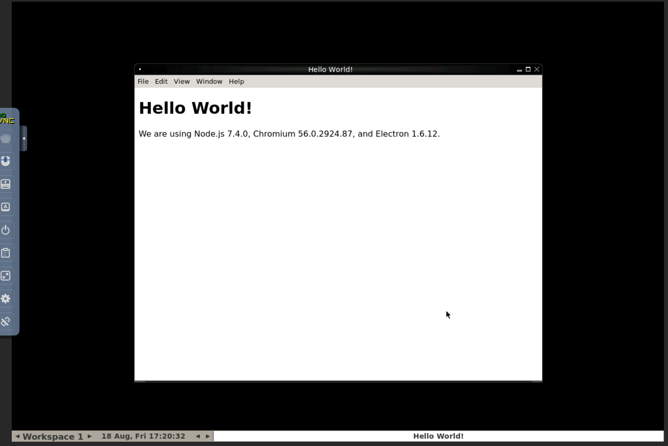 Cloud9上でデスクトップアプリを起動する Electron Qiita