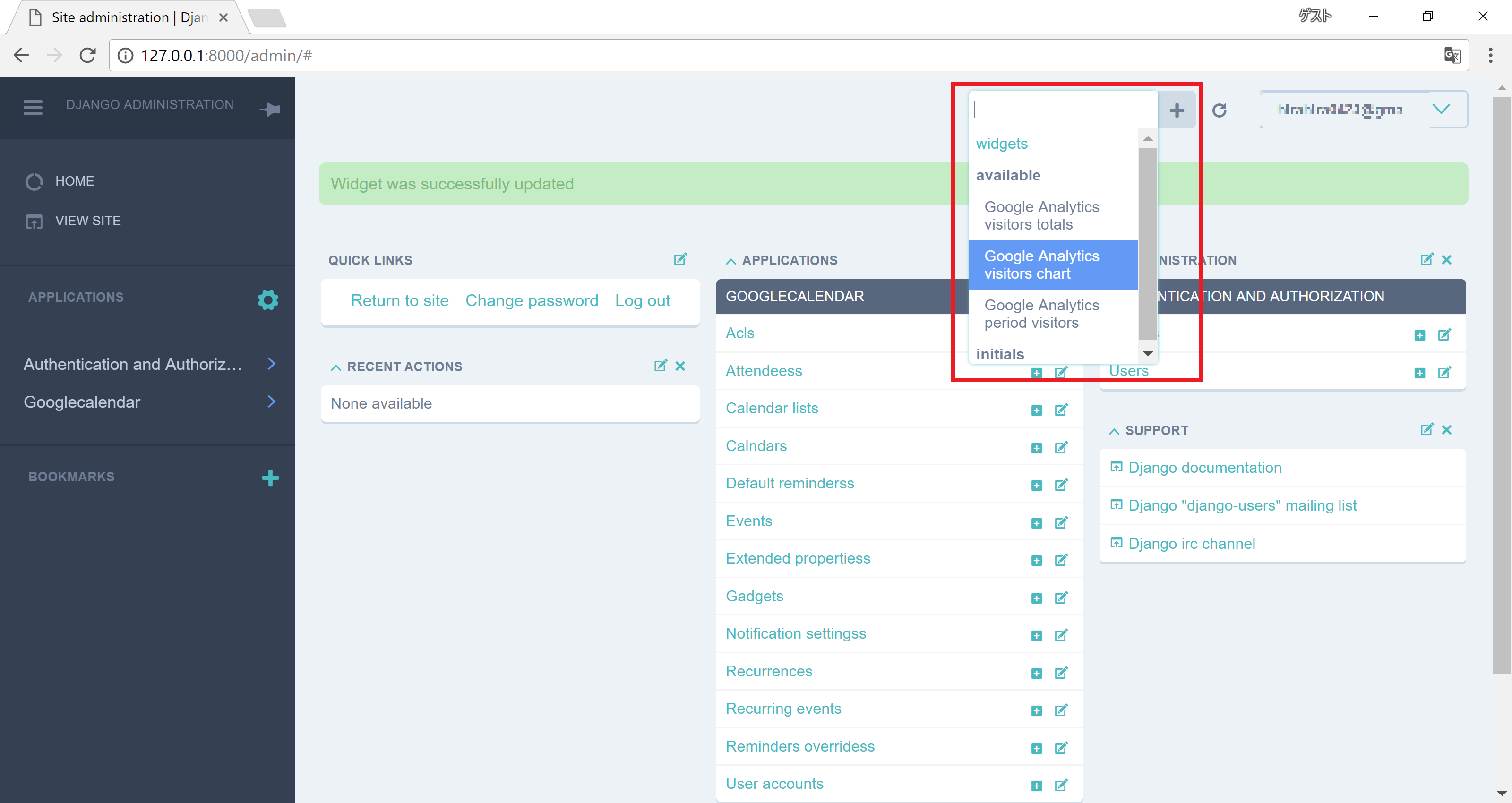 django-jet を試してみる #Python - Qiita