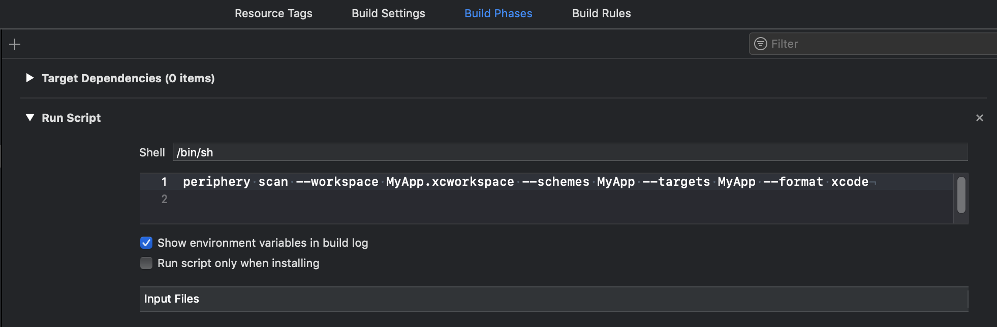 不要なSwiftコードにWarningを出す【Periphery】 #iOS - Qiita