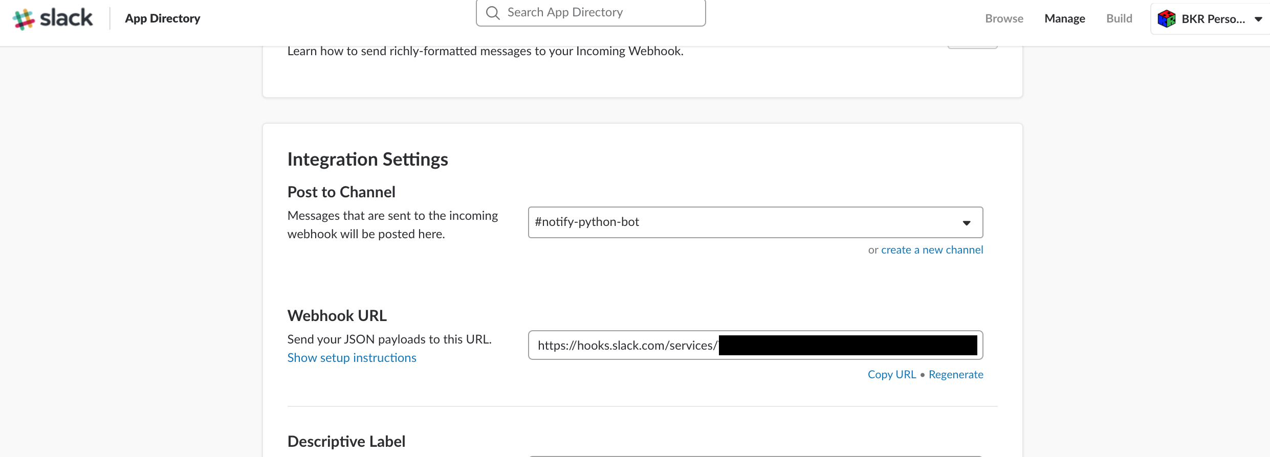 PythonでSlackのIncoming Webhookを試してみる #Python3 - Qiita