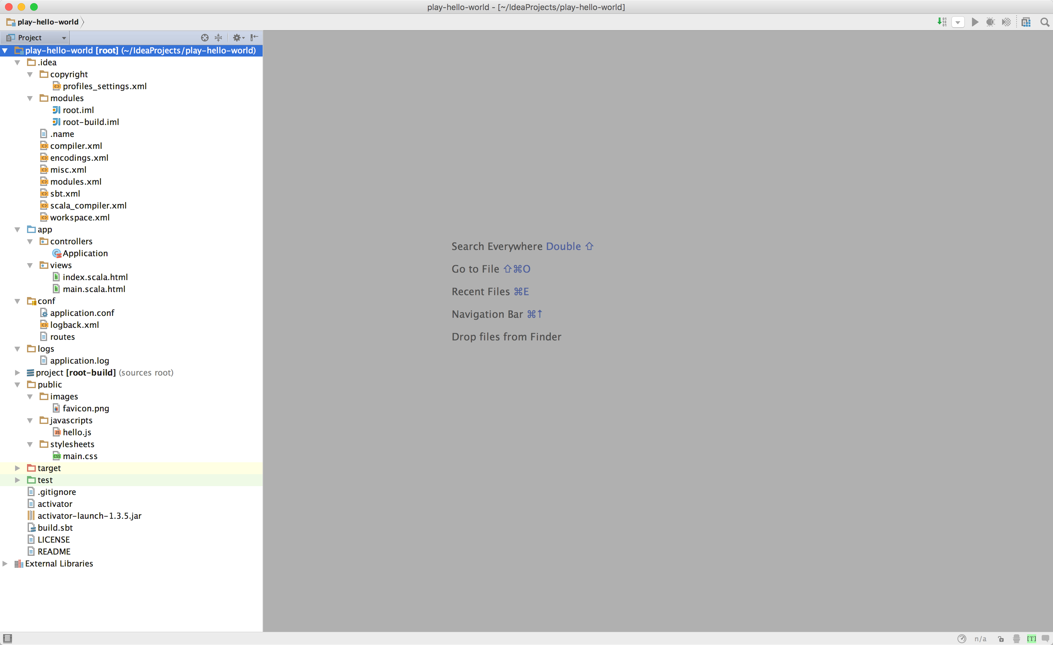 IntelliJ IDEA 15 にPlayFrameworkのプロジェクトをインポートする。 #Scala - Qiita