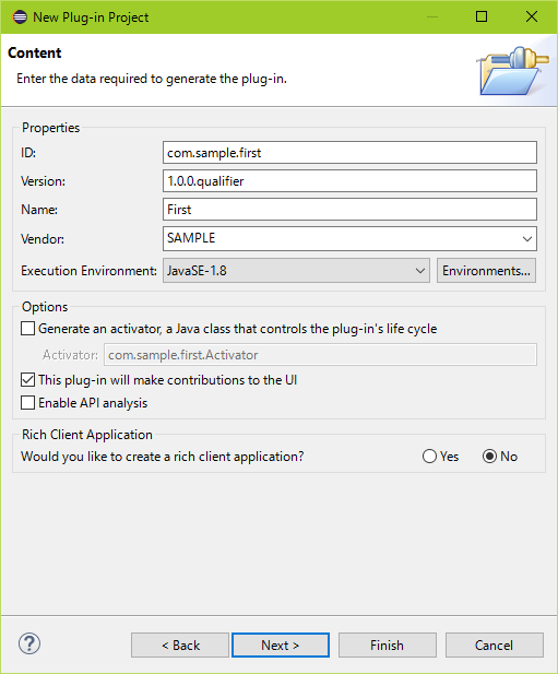 Eclipseのプラグイン開発で、helloworldする。 Java Qiita 