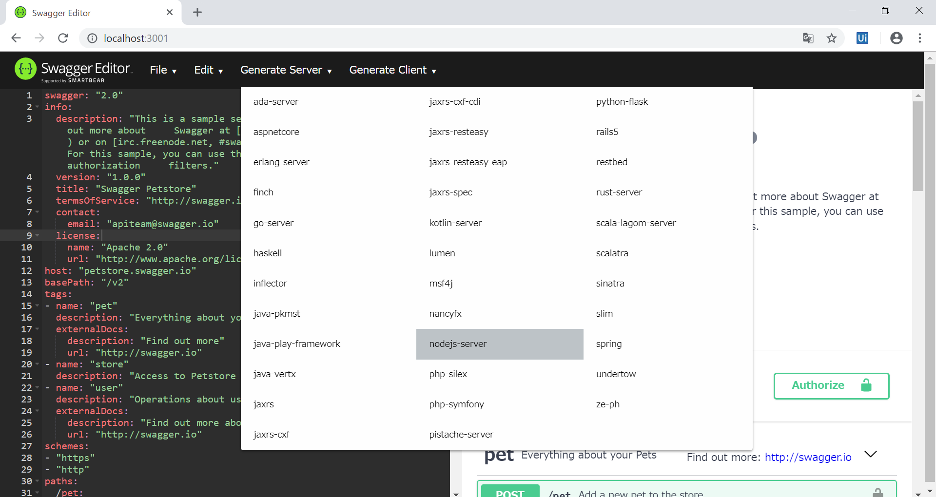 swaggerを用いたスタブ作成 #Node.js - Qiita