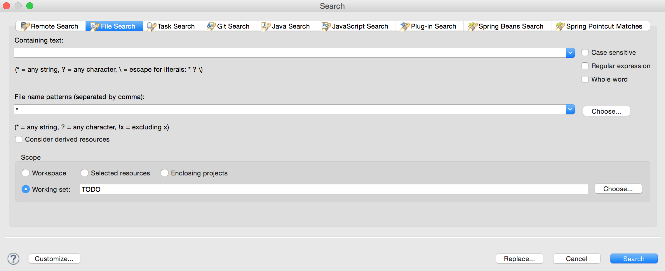 Working Setを作ってSTS(Eclipse)のプロジェクトをグループ化する #Eclipse - Qiita