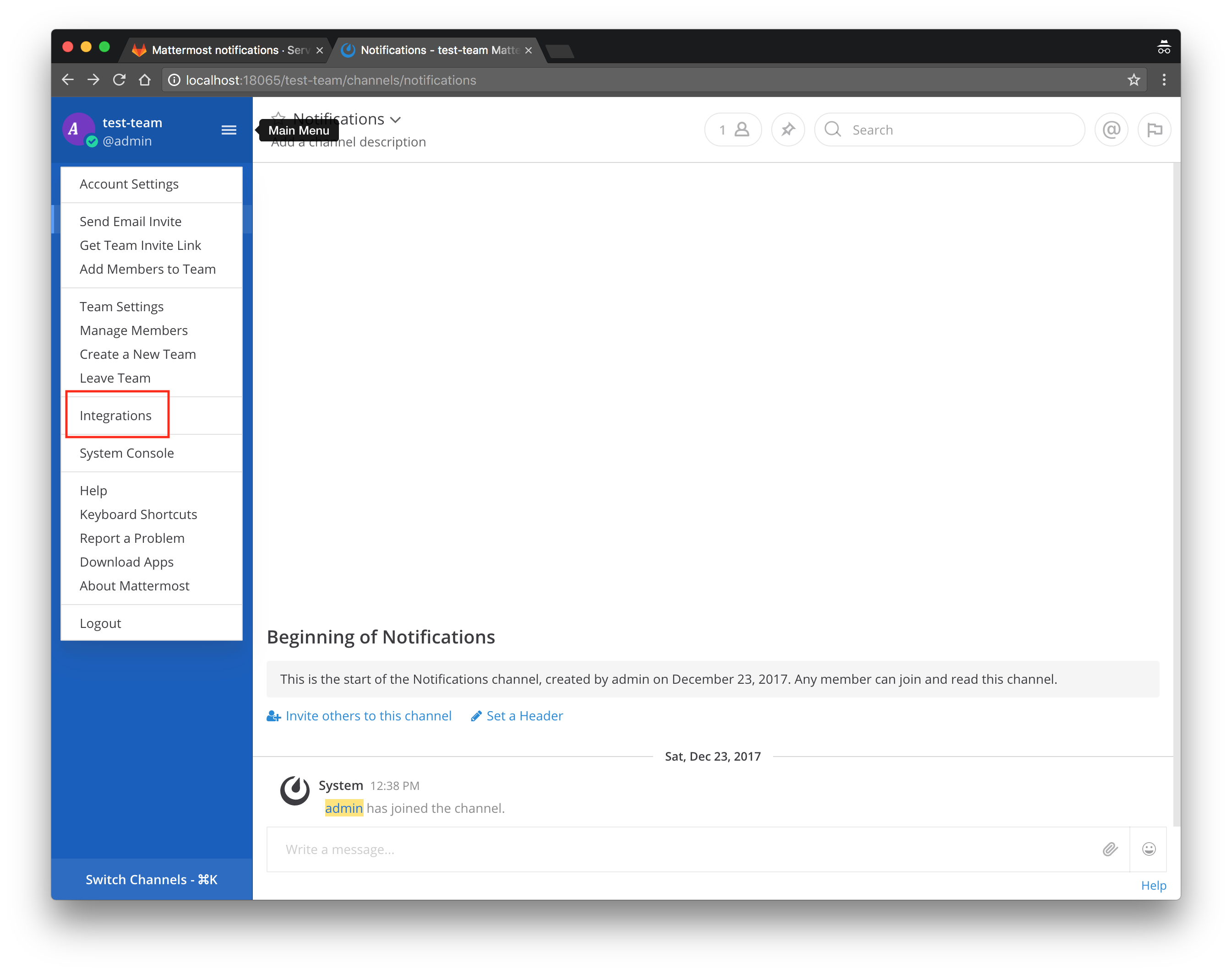 Cicd関連ツールを連携する Mattermostへの通知編 Gitlab Qiita 