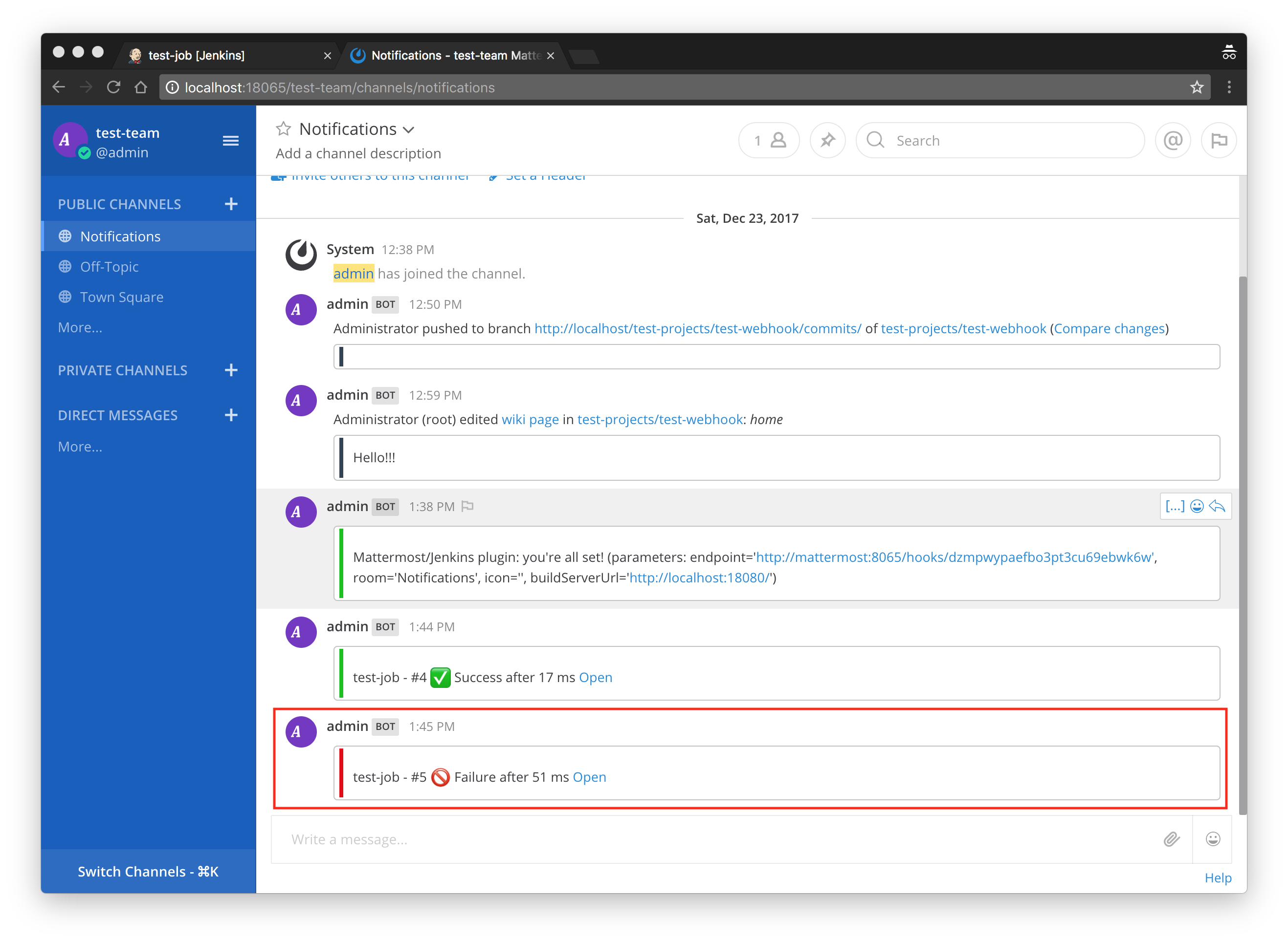 Cicd関連ツールを連携する Mattermostへの通知編 Gitlab Qiita