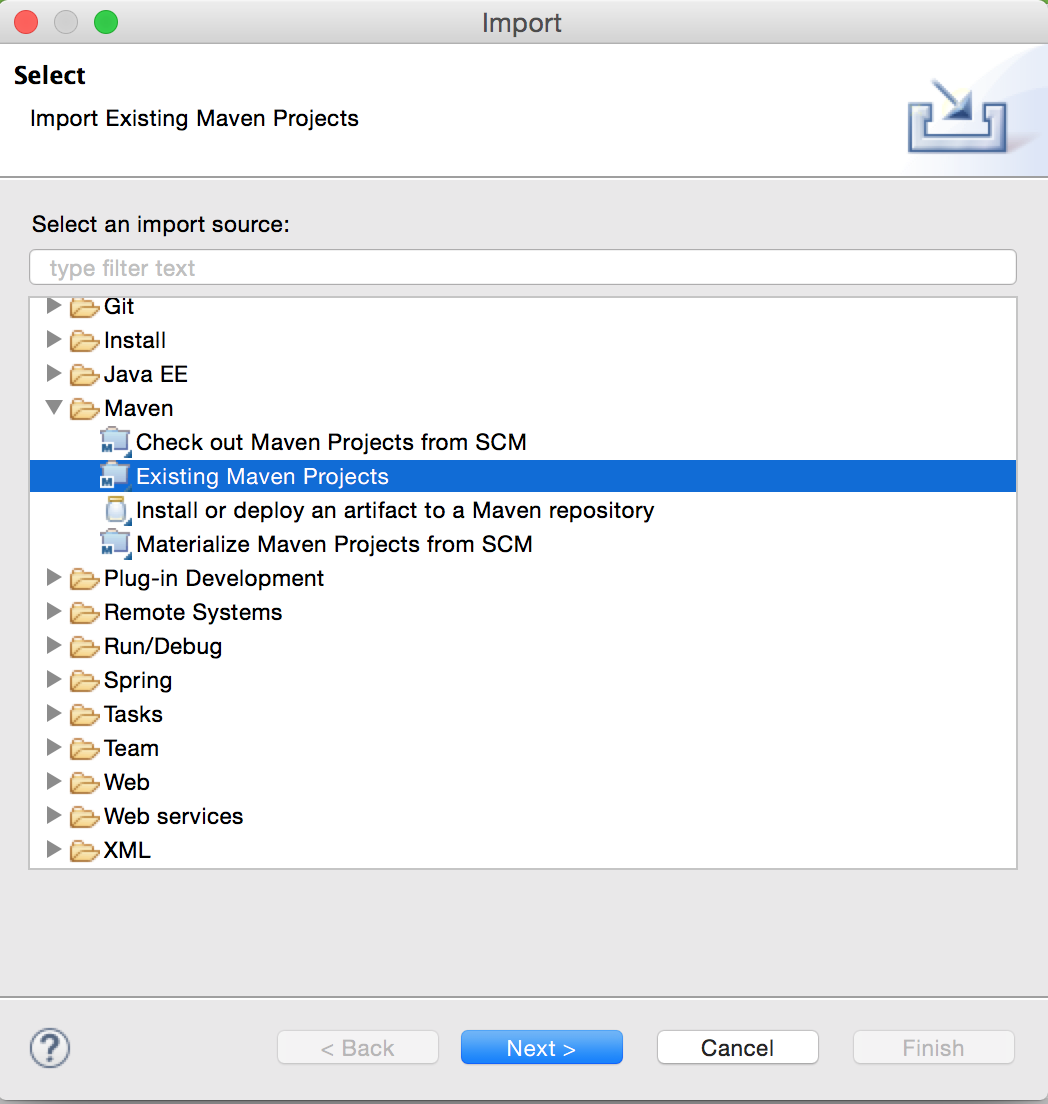 MavenプロジェクトをSTS(Eclipse)にインポートする #Eclipse - Qiita
