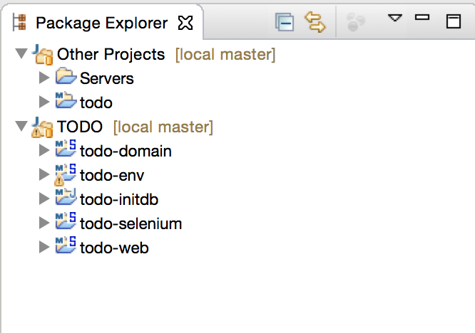 Working Setを作ってSTS(Eclipse)のプロジェクトをグループ化する #Eclipse - Qiita