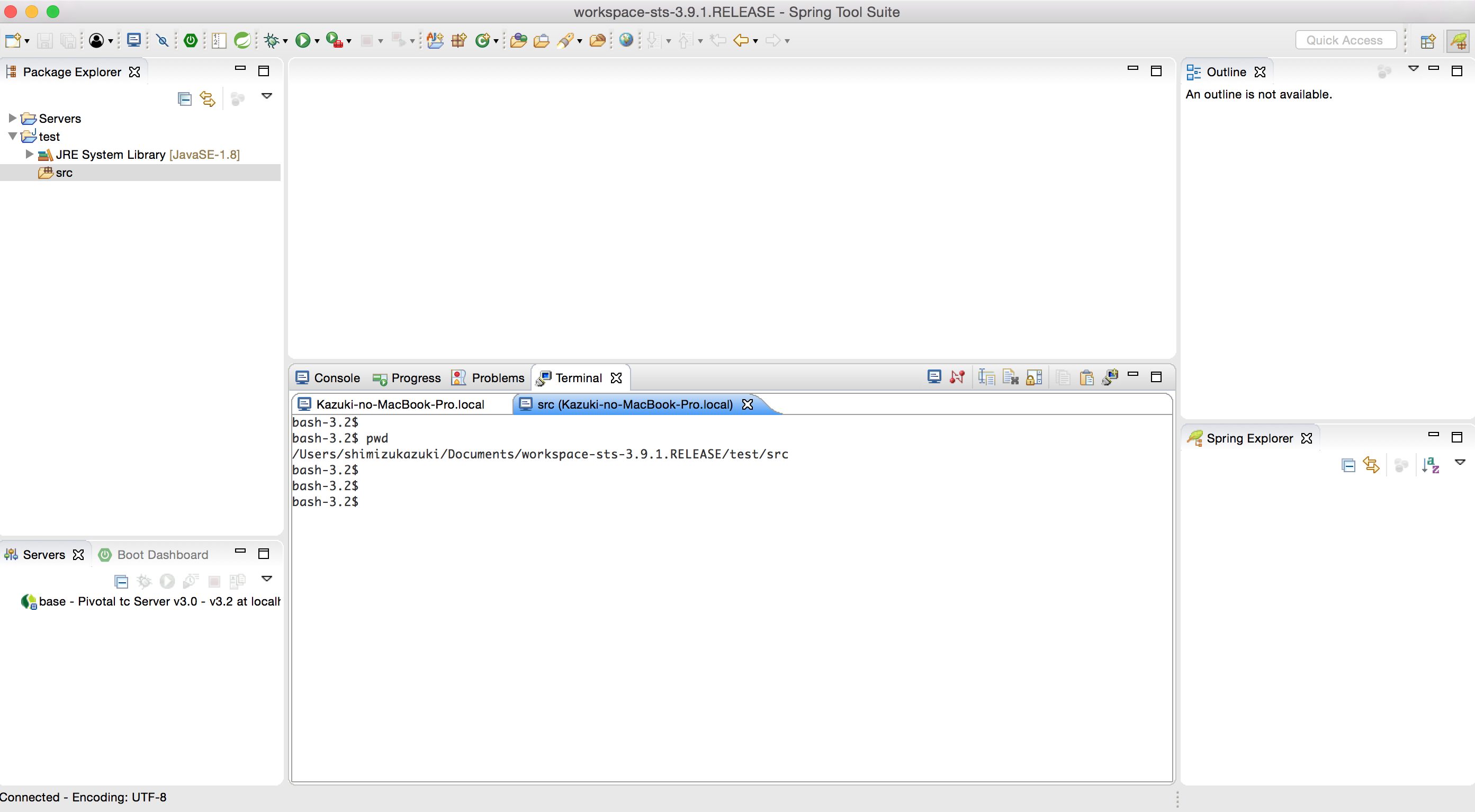 Eclipse(STS)でTerminalを使う #Eclipse - Qiita