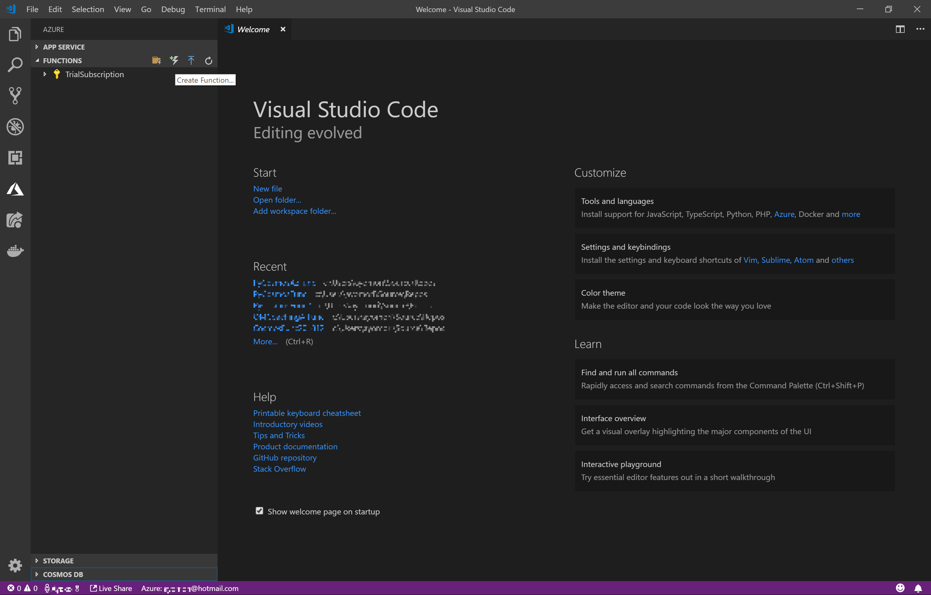 Azure Functions App × Python で Azure Cosmosdb にアクセスしてみる Python Qiita