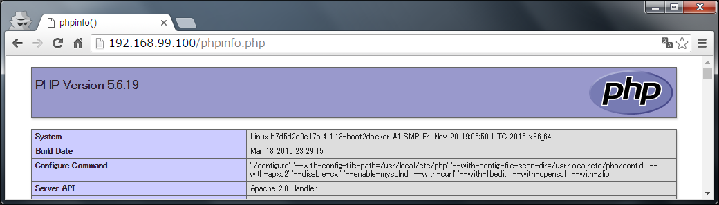 XAMPP/MAMPの代わりにDocker ToolboxでLAMP環境を構築する（Docker入門ハンズオン） #xampp - Qiita