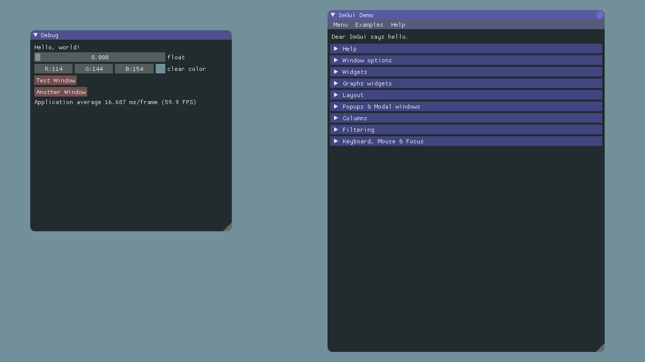 imguiのサンプルを動かす #GLFW - Qiita