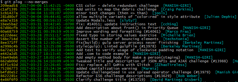 git logを見やすくしたい！ #Git - Qiita