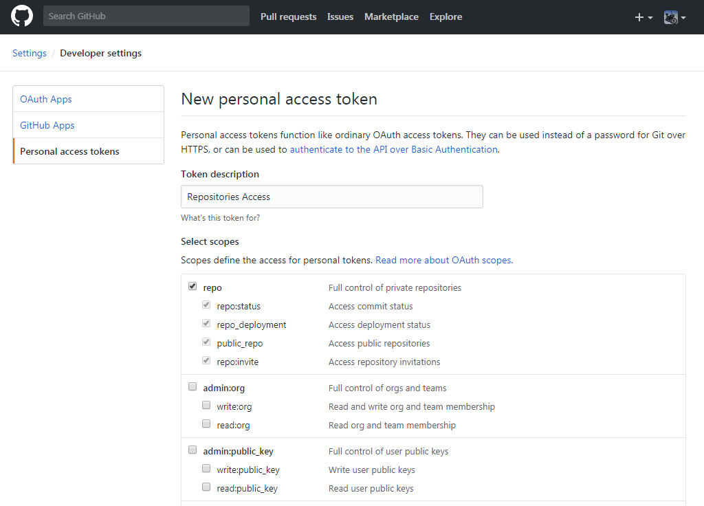 GitHub「Personal access tokens」の設定方法 #メモ - Qiita