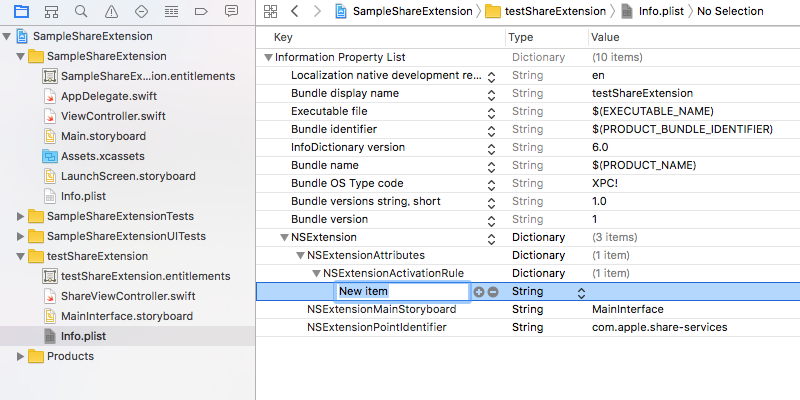 Share Extensionでデータを共有する #Swift - Qiita