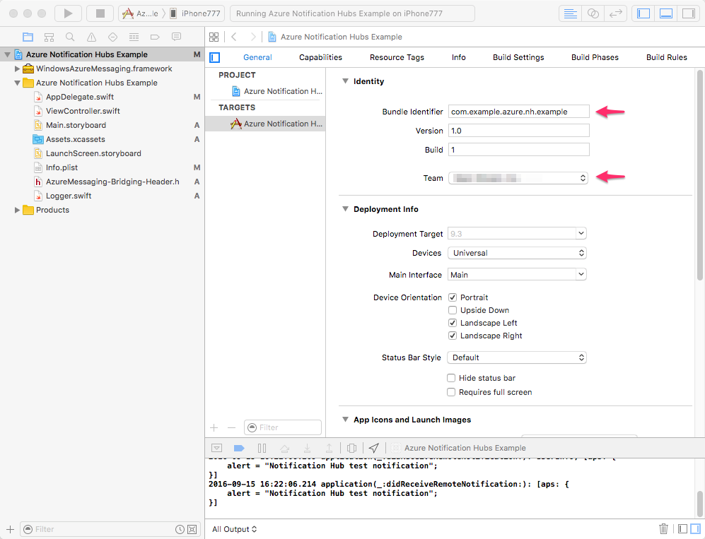Azure Notification Hubsを使用してiOSとAndroidにPush通知を行う (2) ~実装編~ #FCM - Qiita