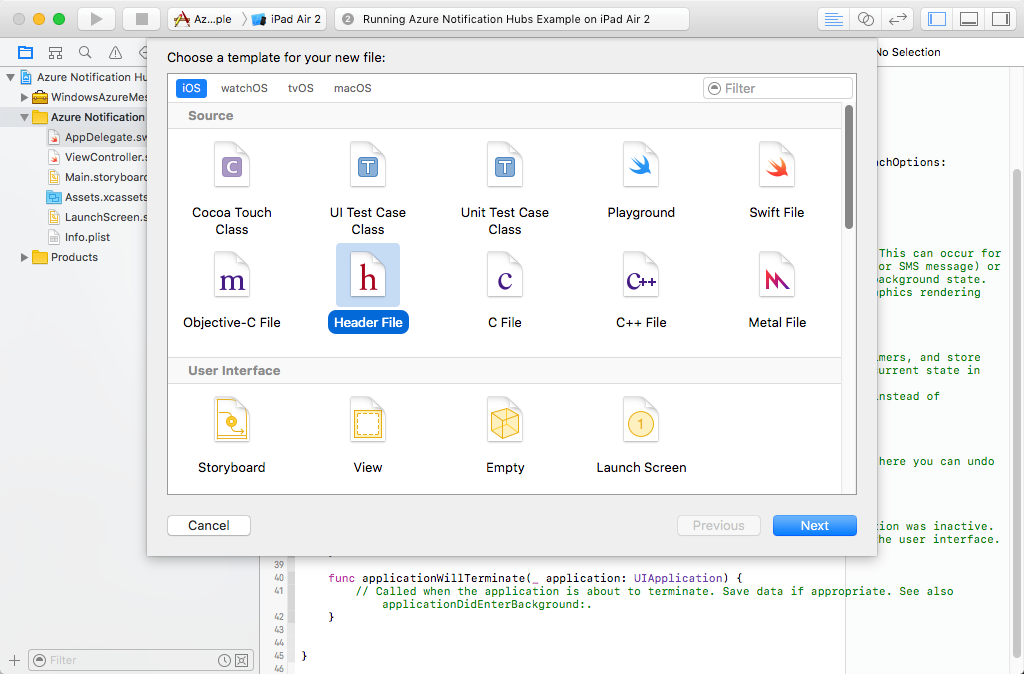 Azure Notification Hubsを使用してiOSとAndroidにPush通知を行う (2) ~実装編~ #FCM - Qiita