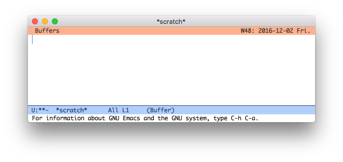 高速起動用ミニマム*scratch*バッファ #Emacs - Qiita