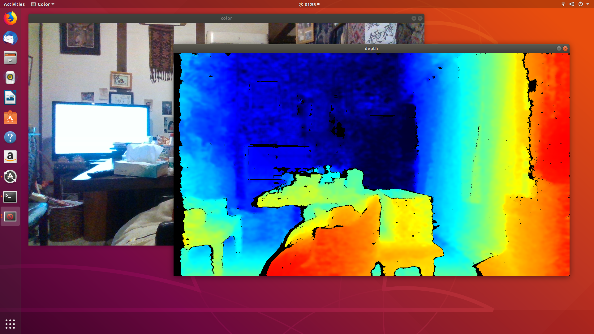 RealSense予備実験色々 #OpenCV - Qiita