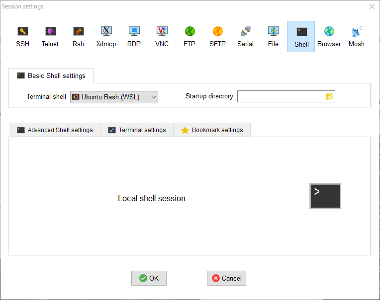 MobaXtermを使いBash On Windowsで簡単にX11を使う #Bash - Qiita