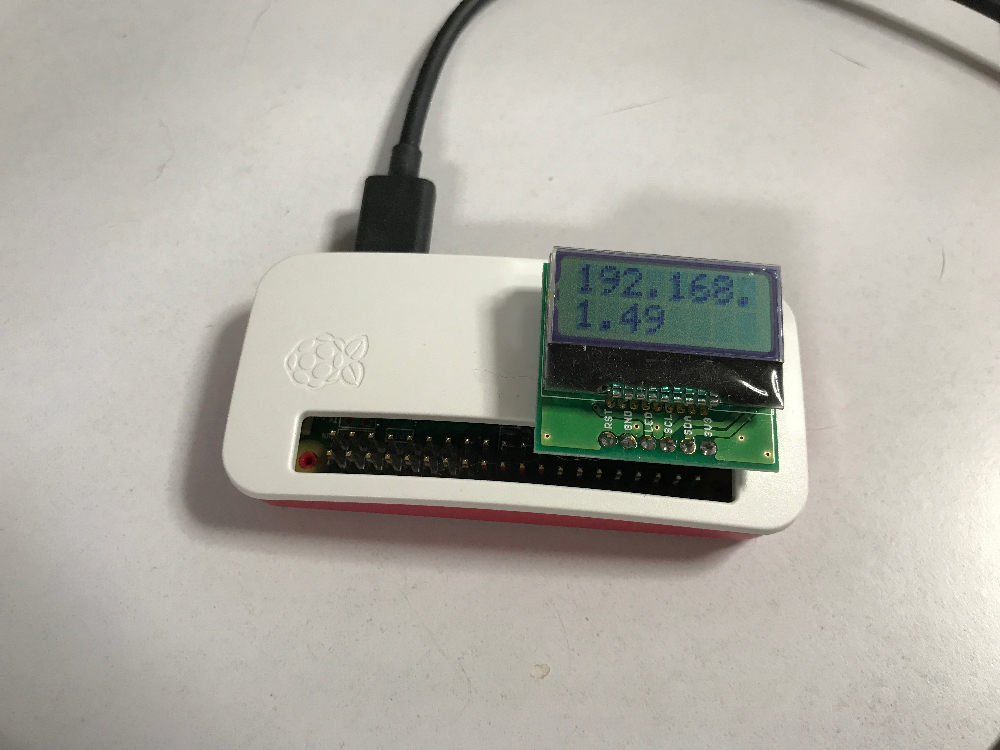 秋月のI2C液晶（AQM0802）でIPアドレスを表示する #RaspberryPi - Qiita